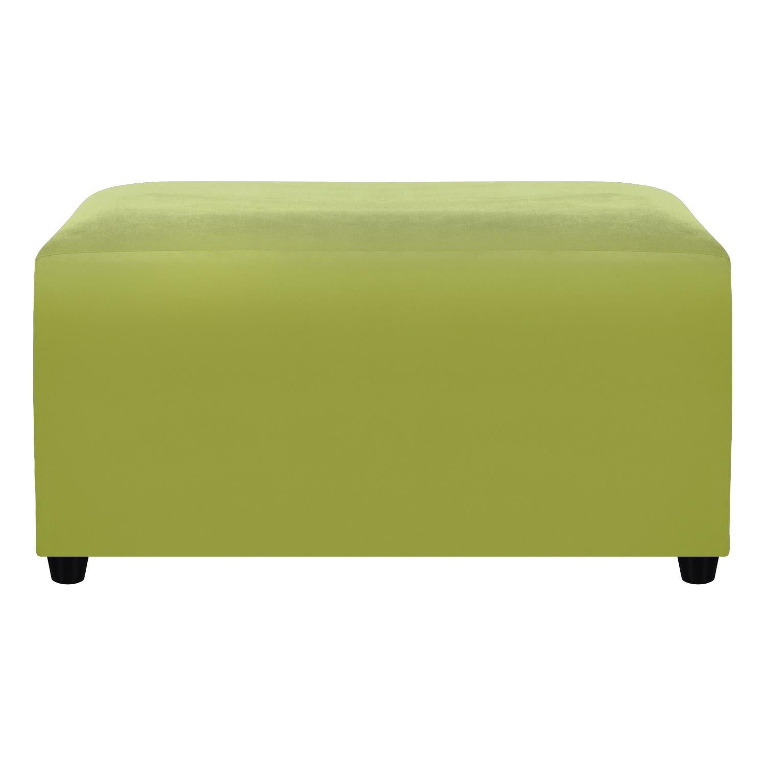 Banqueta Cali 2C Felpa 30 Pistacho | Knasta Chile