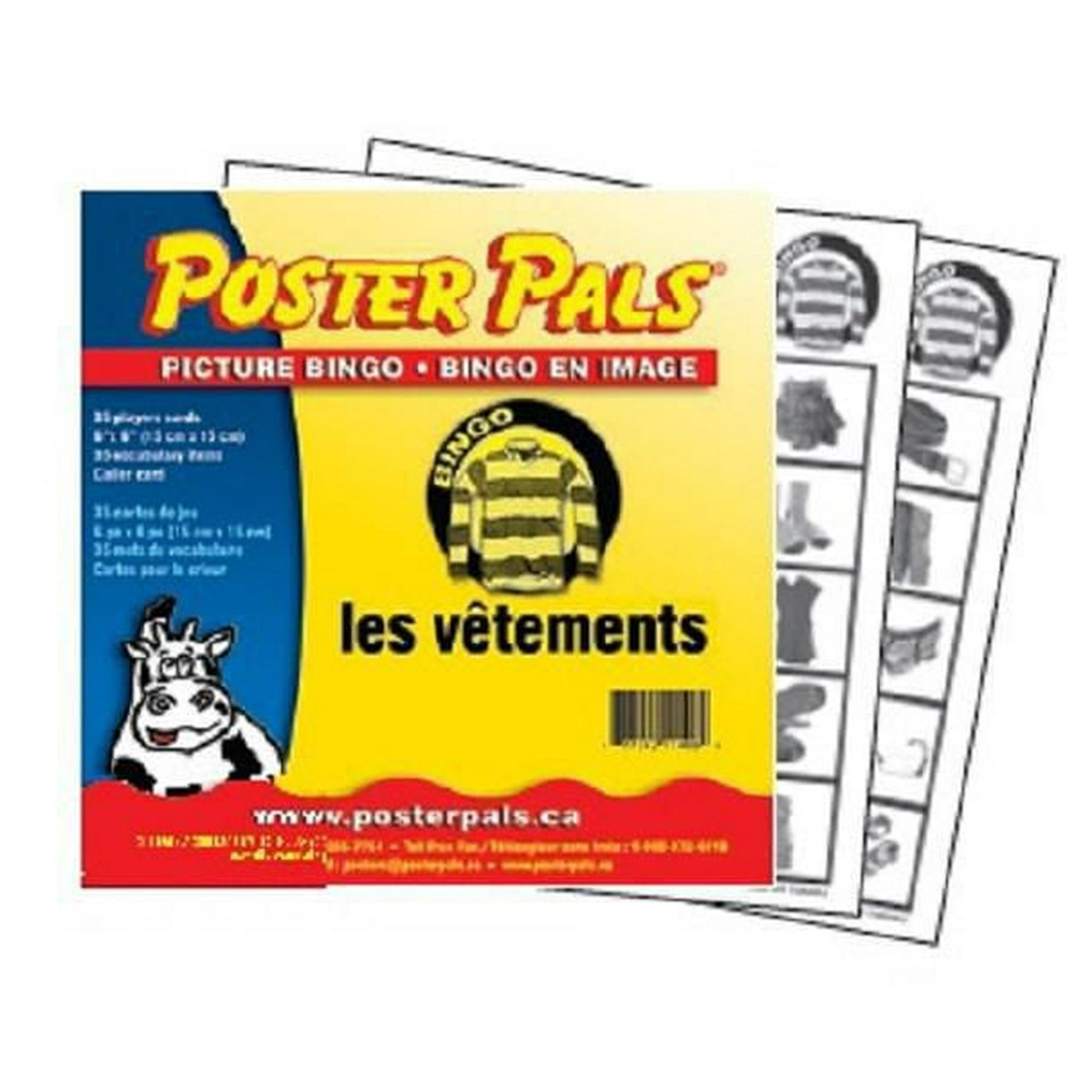 Click here for Poster Pals French Clothes Bingo prices