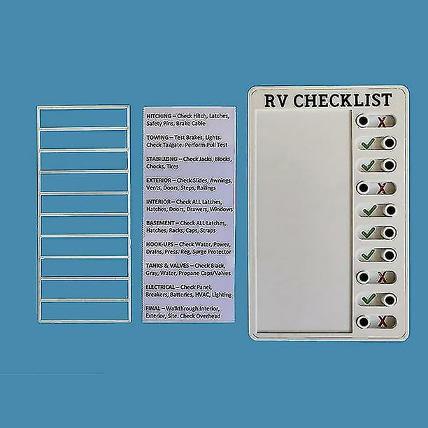 Daily Planner Checklist Memo Plastic Board Chores Chart Reusable Memo ...