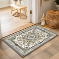 Bohemian Ethnic Flower Texture Rectangle Area Rug 2x3ft,Living Room Rug ...