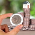 60P Clear Plastic Coin Capsules, Dollar Coin Holder, 40mm Silver Coin ...
