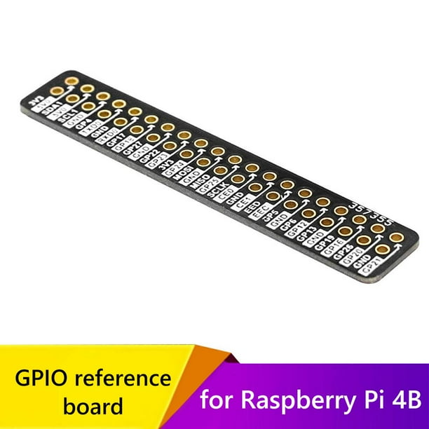 Placa de referencia Raspberry Pi 4B GPIO compatible con Raspberry Pi 2 tipo B/ B+ | Walmart en línea