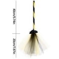 Halloween Broom Witch Costume Decoration Witch Flying Broomstick Party ...
