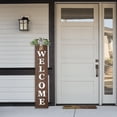 Rustic Outdoor Welcome Sign for Front Door 47"x8" Large Farmhouse Wood ...