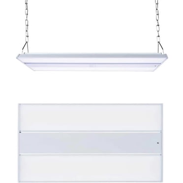 Metalux F Bay HBL 2 x 4' 4 Lamp T5 Commercial Fluorescent Lamp Fixture ...