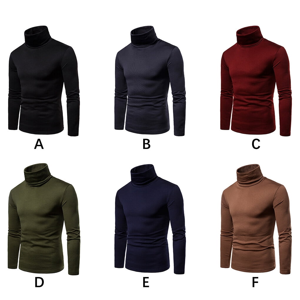 Click here for Vonky Man Thermal Shirt Cotton Turtleneck Solid Co... prices