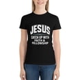 Catch Up With Jesus Faith And Fellowship Women’s Cotton Short Sleeve T ...