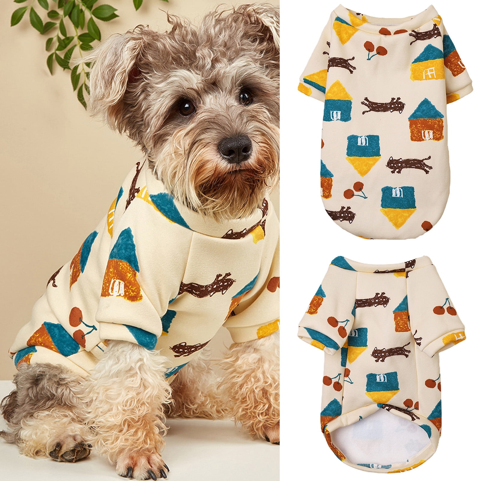 Stretch Fleece Vest Dog Sweater - Warm Pullover Fleece Dog Jacket ...