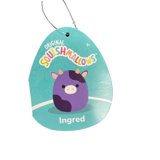 Kellytoy Official Squishmallows Fuzzy 24 inch Ingrid the Purple Cow ...