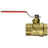 Rwv Brass Ball Valve With Threaded Ends, 1 In., Lead Free - Walmart.com