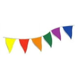 Multi-colored Rainbow Flag Pennant Banner Party Decoration 500' (5 ...