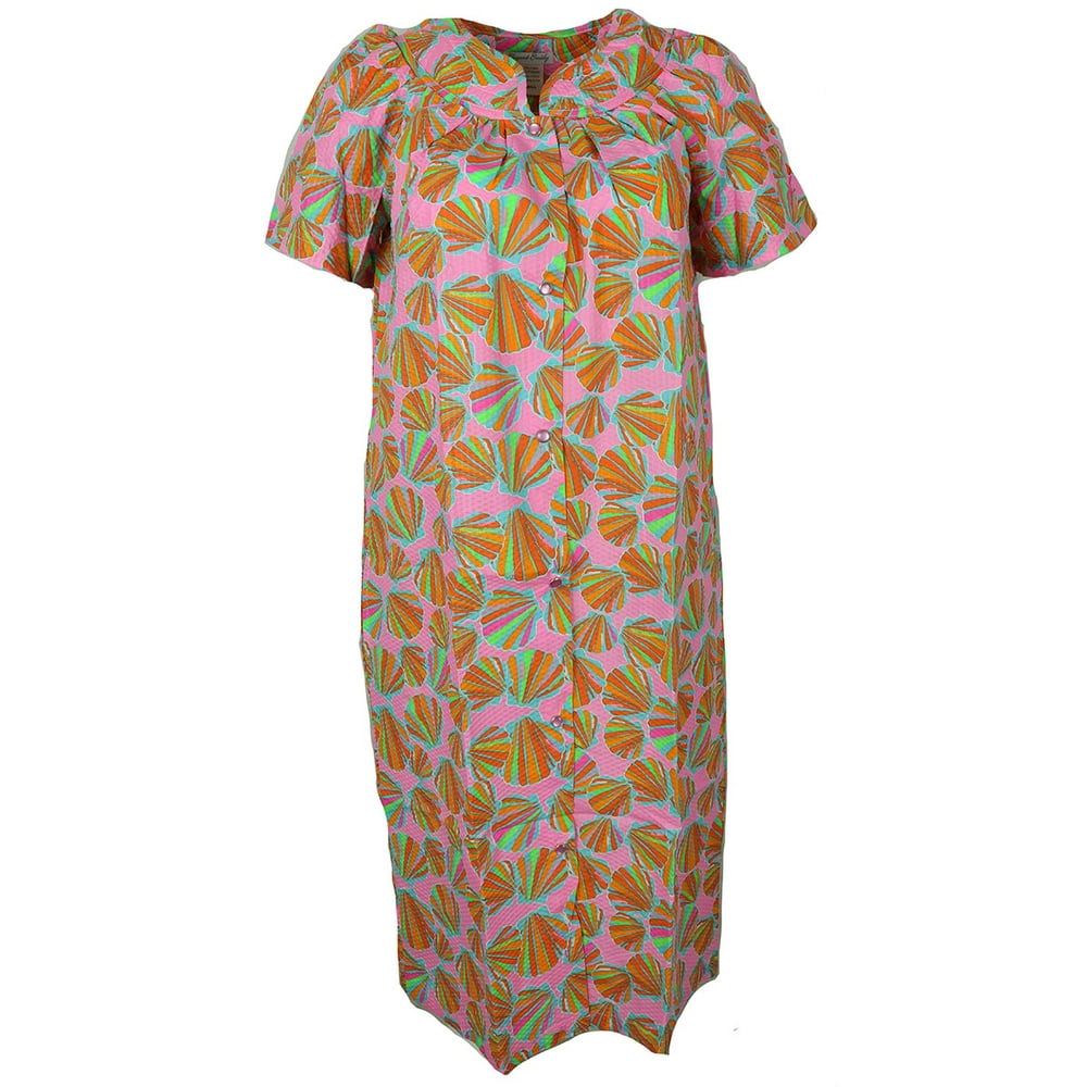 Elegant Emily - Elegant Emily Women's Cotton Blend Snap-Front Duster ...