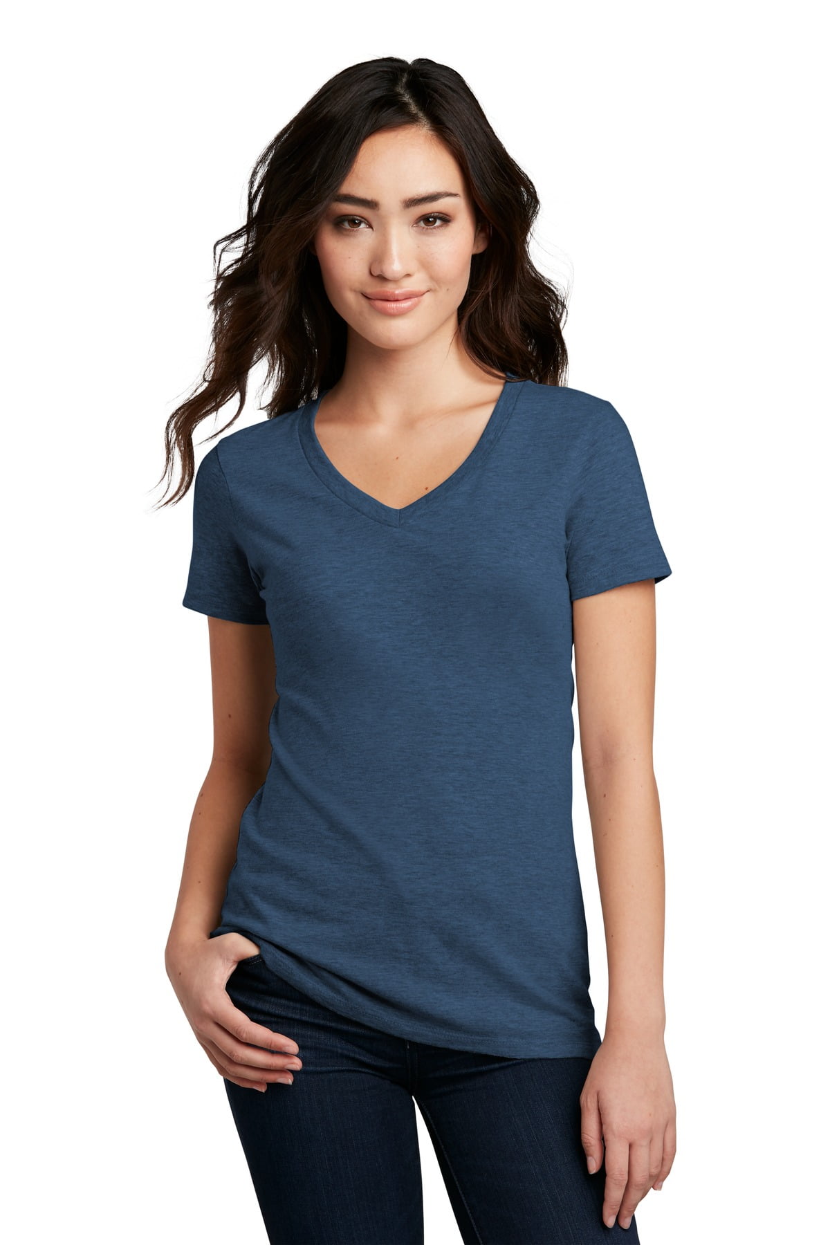 JustBlanks Women’s Short Sleeves Tee Totally Perfect comfort Blend T ...