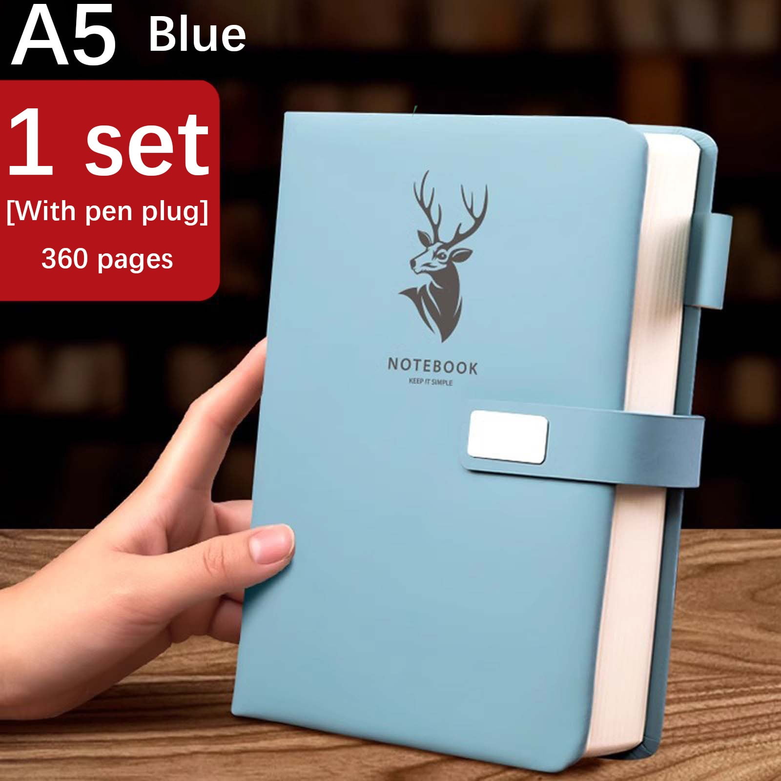 Click here for Meitianfacai Business Notebook Thick A5 Leather Jo... prices