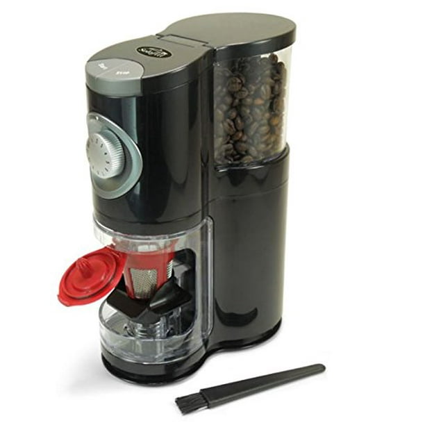 Solofill SOLOGRIND 2-in-1 Automatic Single Serve Coffee Burr Grinder ...