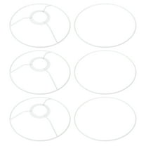 Uxcell 4" E26 E27 Lamp Shade Ring Frame with European Fitter, 3pcs ...