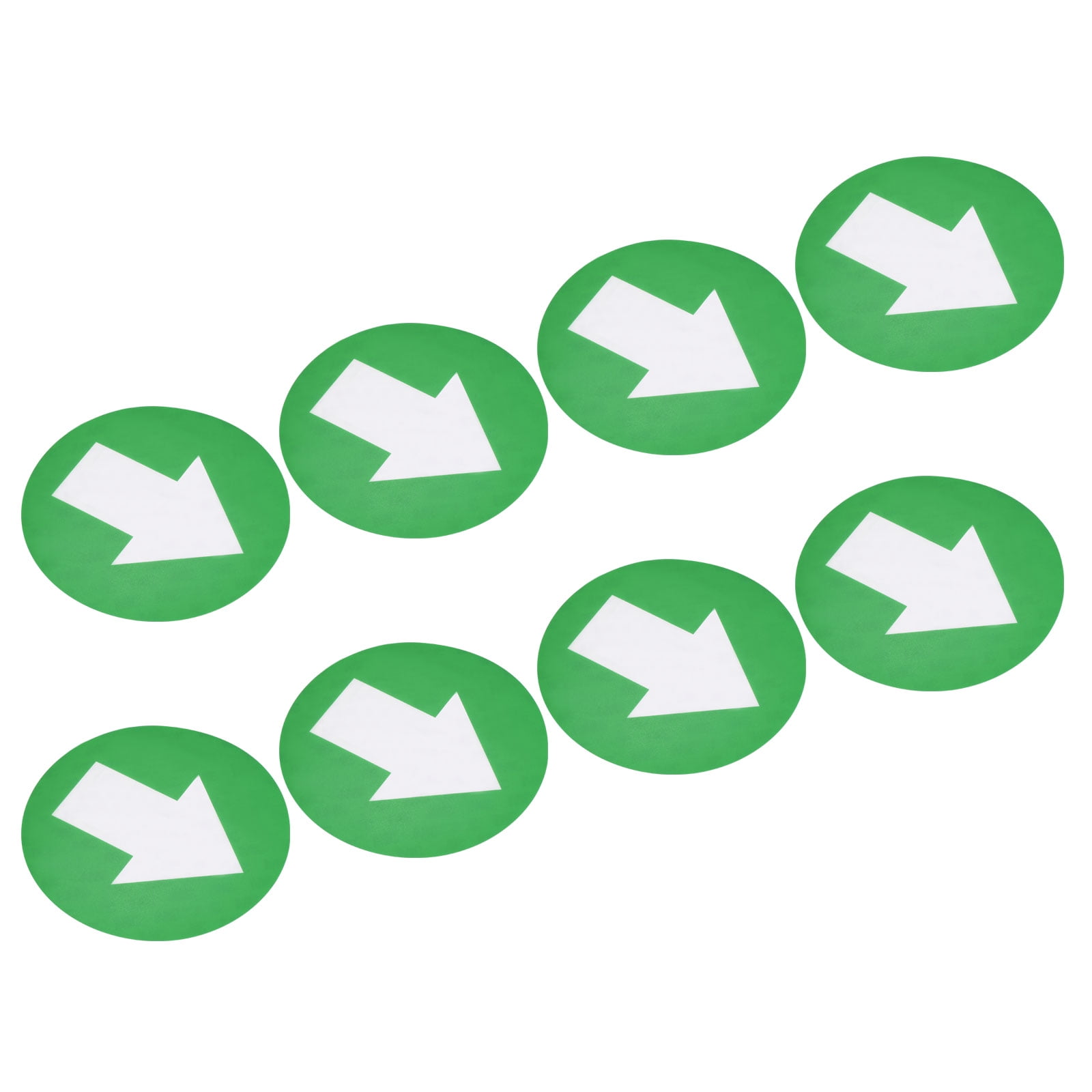 Enter Sign with Arrow 6 Inch, 12 Pack Round Green Entry Symbol with ...