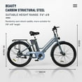 COLORWAY 26" Electric Bike for Woman, 500W Powerful Motor, 36V 13AH ...