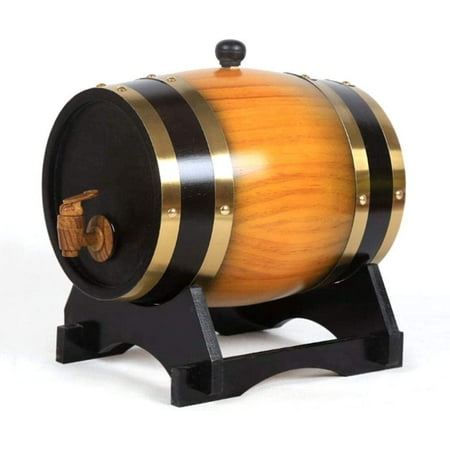 Wine Barrel 5L Oak Casks, Restaurant Wine Cabinets with Built-in ...