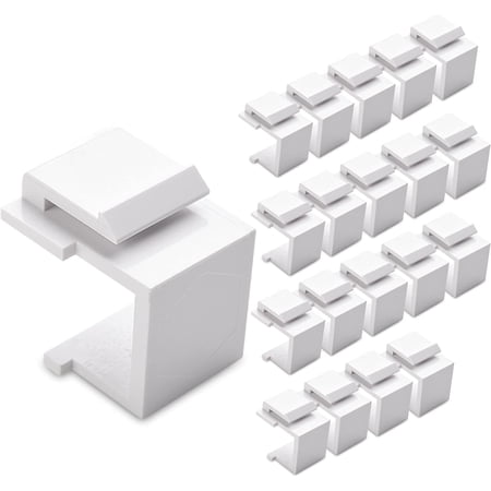 Cable Matters (20-Pack) Blank Key Jack Inserts in White | Walmart Canada