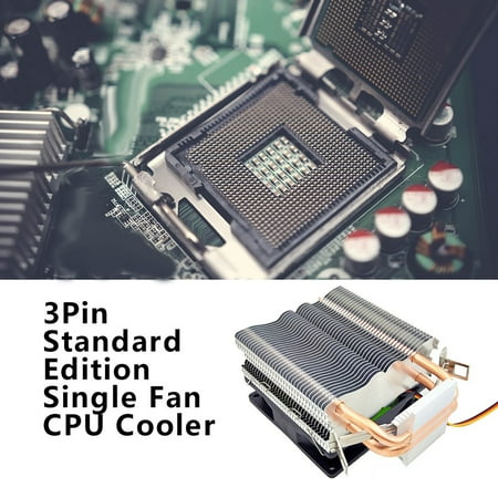 Pure Copper Heat Pipe CPU Radiator Ultra-quiet 775AMD Desktop Computer ...