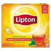 Lipton Natural Regular Black Tea Bags, 100 Ct - Walmart.com