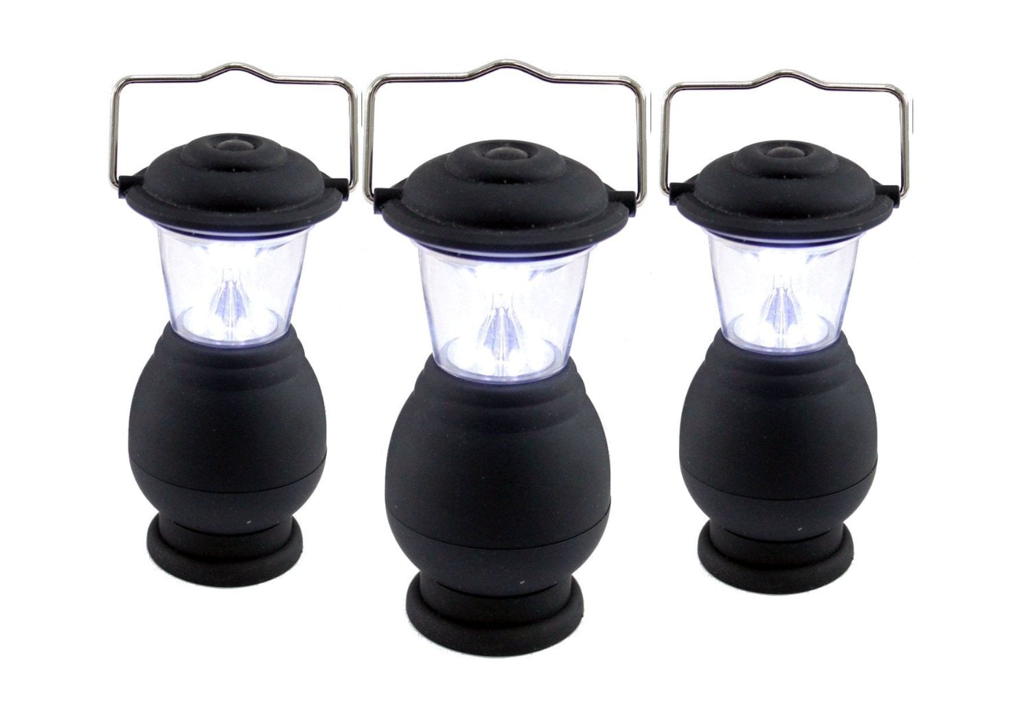 Mini Camping Lanterns 3 Pack LED Lamps Emergency Lights Camping Gear ...