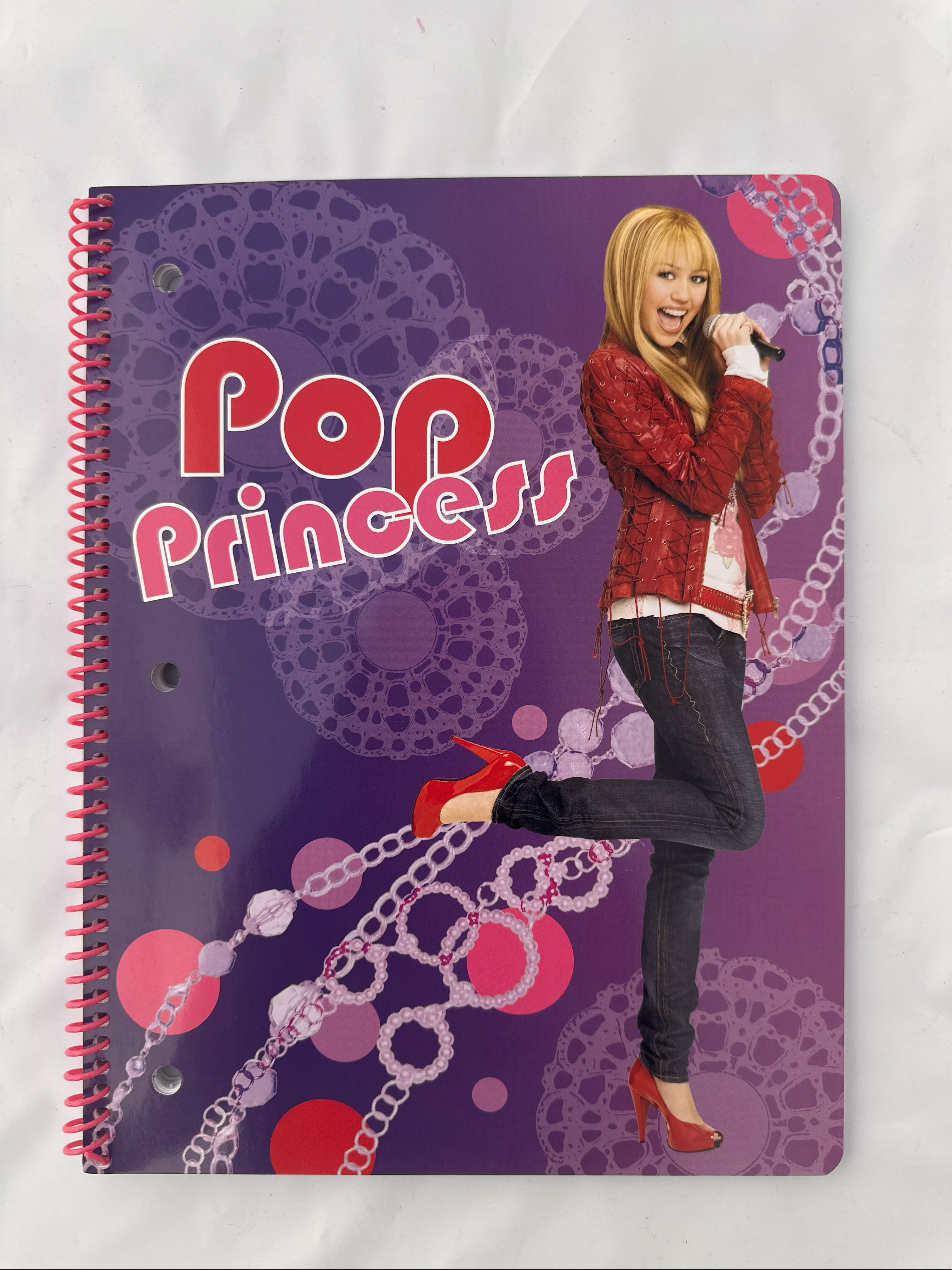 Pop Princess Disney Hannah Montana Spiral Notebook - Walmart.com