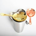 Farfi Julep Strainer Professional Comfortable Grid 304 Stainless Steel ...