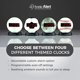 Sonic Alert - Glow Baseball Alarm Clock, Digital Display Alarm Clock ...