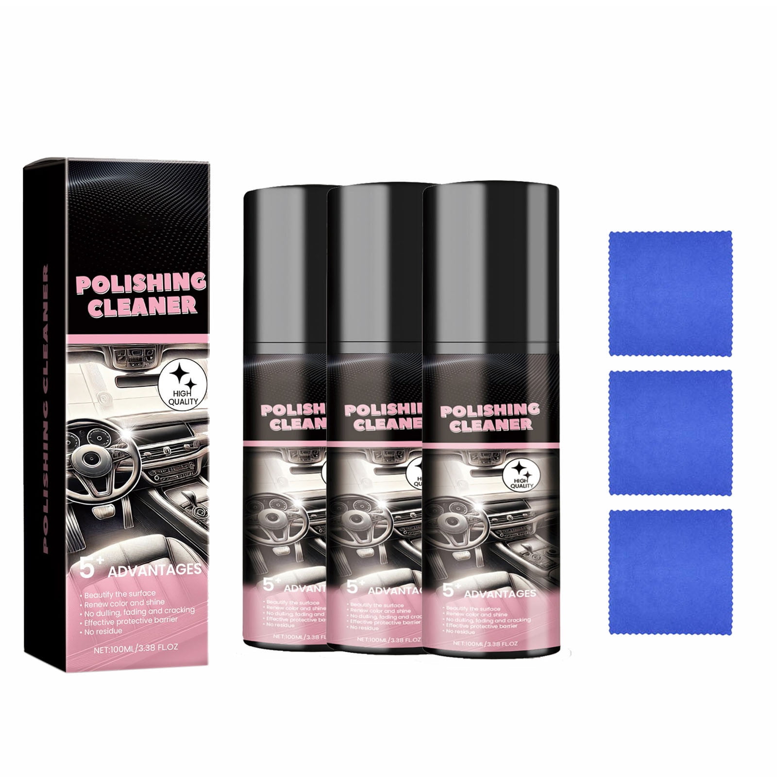 Automotive Interior Polishing Agent Decontamination Maintenance ...