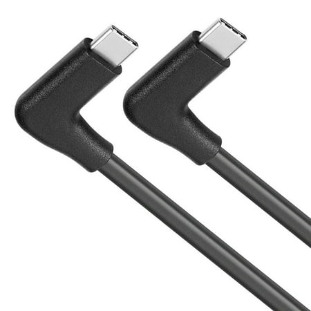 Right Angle USB C to USB C 3.1 Gen 2 Cable 6.6Ft, QCEs Type C Cable ...