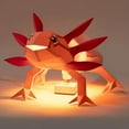 3D Pre-Cut and Pre-Folded Axolotl Papercraft Model by Papercraft World ...