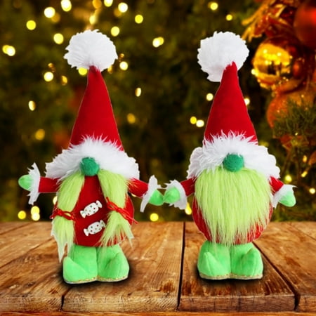 Faceless Green Beard Dwarf Doll Christmas Ornaments Green Beard Cute ...
