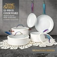 Free Shipping! Thyme & Table 12-Piece Ceramic Cookware Set, Cream ...