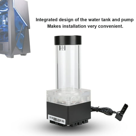 Aluminum Anode + PMMA + POM Computer Water-Cooled Integrated Water Pump ...