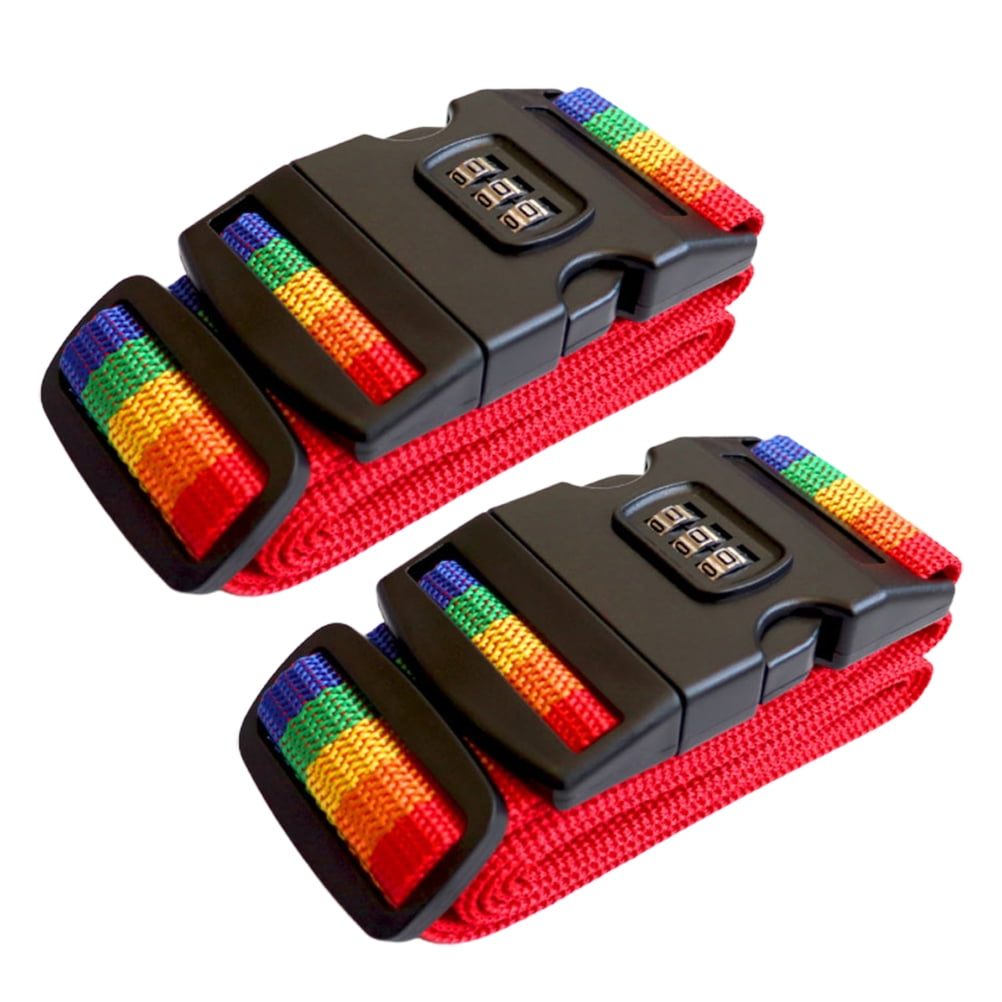 Click here for Masteelfca 2 Pcs Lock Luggage Strap Heavy Duty Str... prices