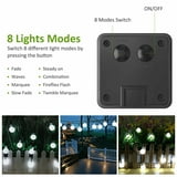 Outdoor String Lights Patio Party Yard Garden Wedding Decor 50 LED ...