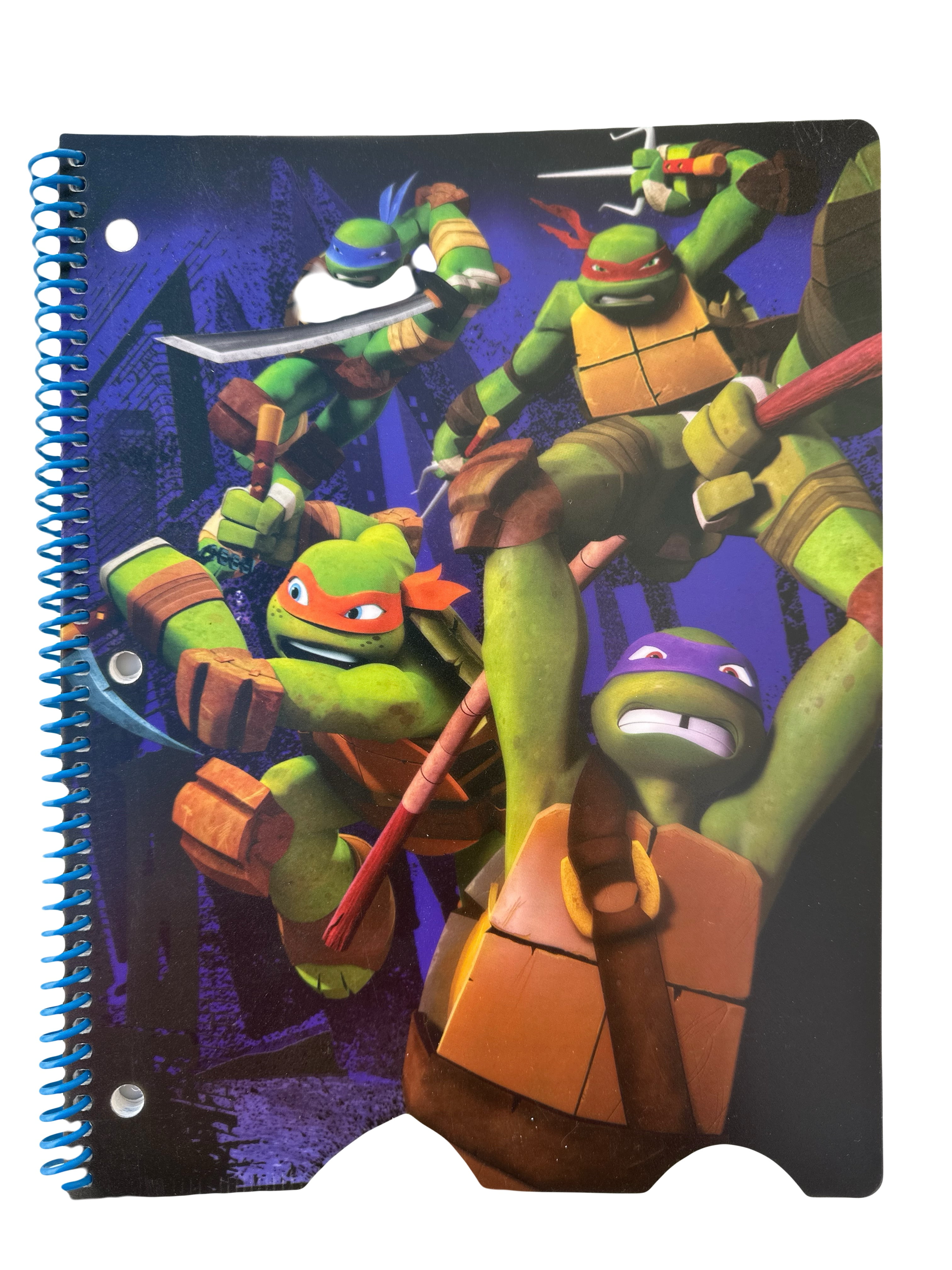 Teenage Mutant Ninja Turtles Raphael 50 Sheet Spiral Notebook - Walmart.com