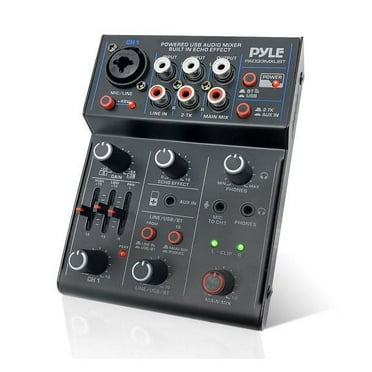 Pyle PMXU63BT - 6-Ch. Bluetooth Studio Mixer - DJ Controller Audio ...