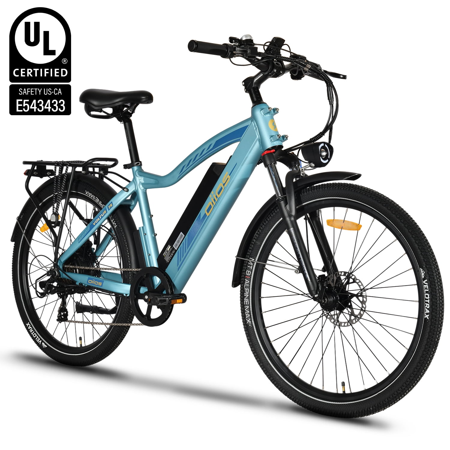 Oiios Voltus Electric Bike Commuter Ebike for Adults - UL Certified ...