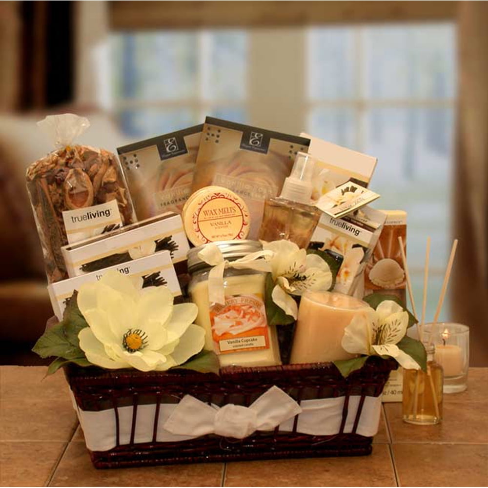 Gift Basket Drop Shipping Vanilla Essence Candle Gift Basket - Walmart.com