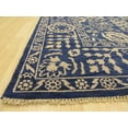 Hand-knotted Wool Blue Traditional Oriental Suzani Rug - Walmart.com