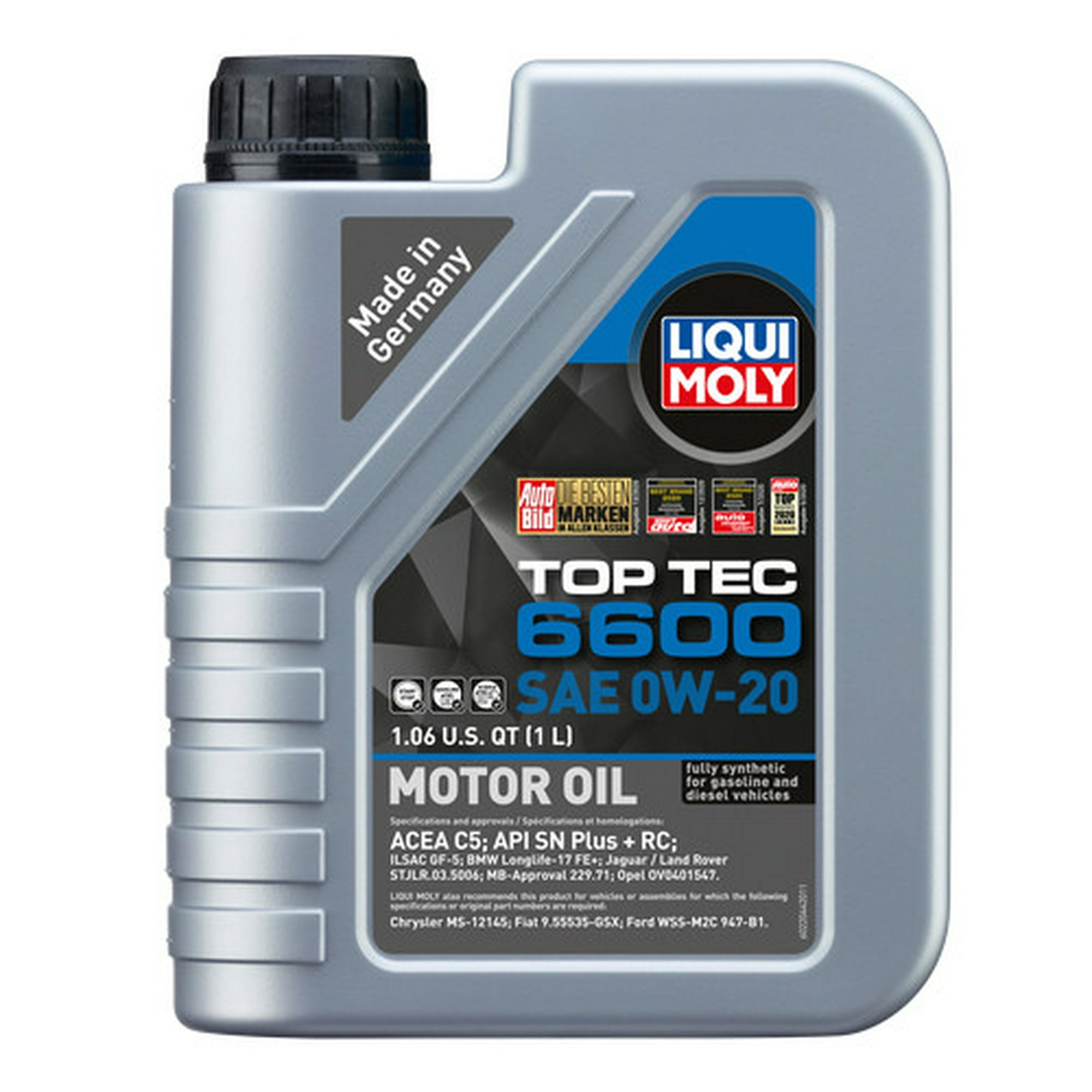 Click here for Liqui Moly Oil 22044 Top Tec 6600; Sae 0w-20; Synt... prices