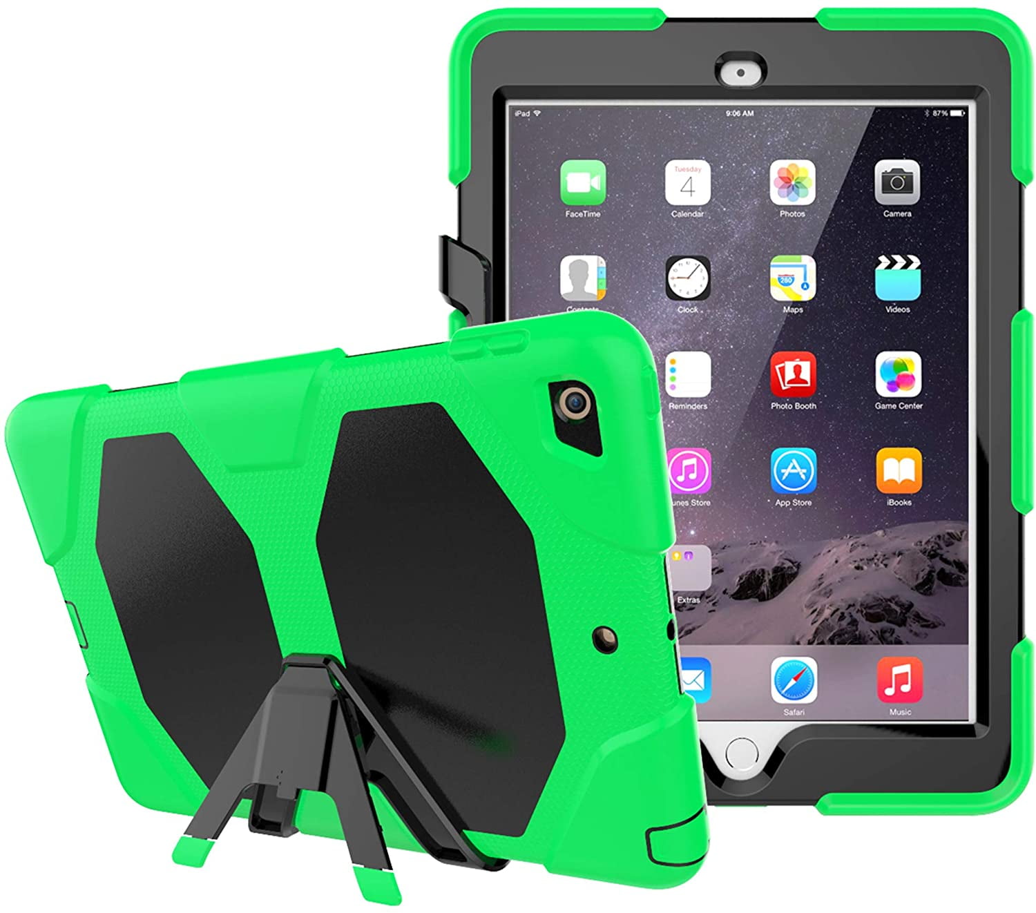 New iPad 9.7 2018/2017 CASE with Hand and Shoulder Strap By BronteTech ...