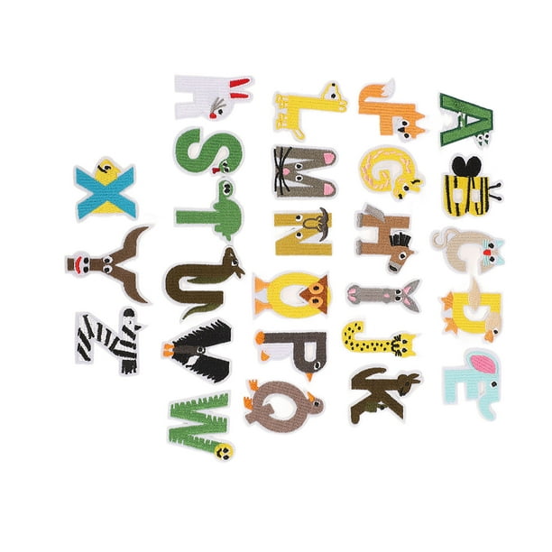 Parches de letras para planchar, 52 piezas de parches de letras ...