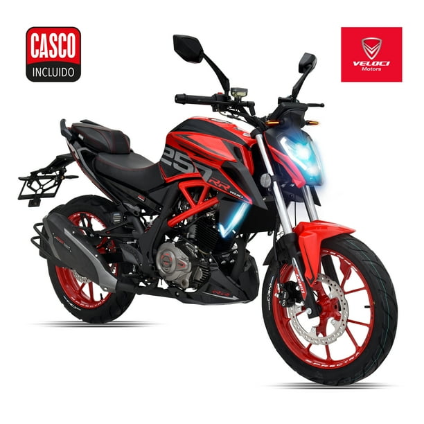 Motocicleta Veloci Razzer RR 250cc Rojo 2025 | Bodega Aurrera en línea