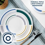 Corelle Color Block 12-pc Dinnerware Set, Serves 4 - Walmart.com