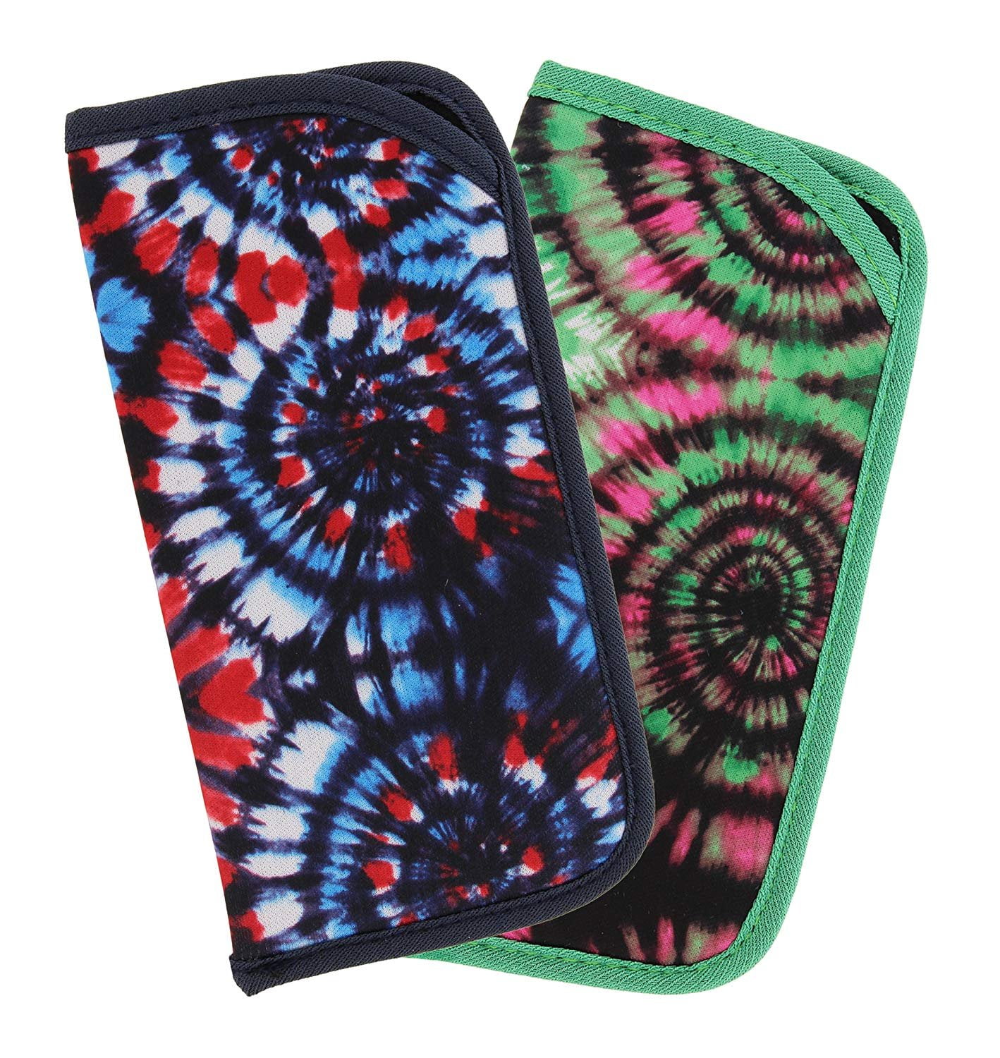 2 Pack Soft Slip In Eyeglass Case For Women & Men, Colorful Psychedelic ...