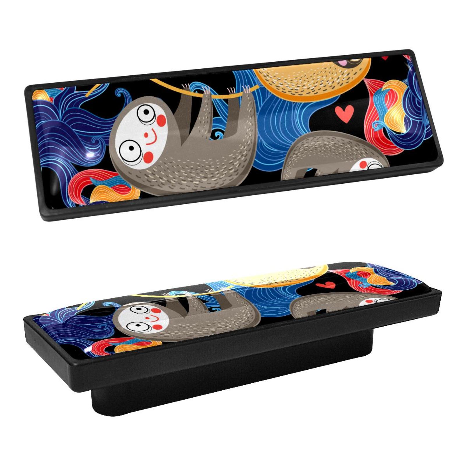 4 Pcs Rectangle Cabinet Handle Cupboard Knob Drawer Pulls Handle ...